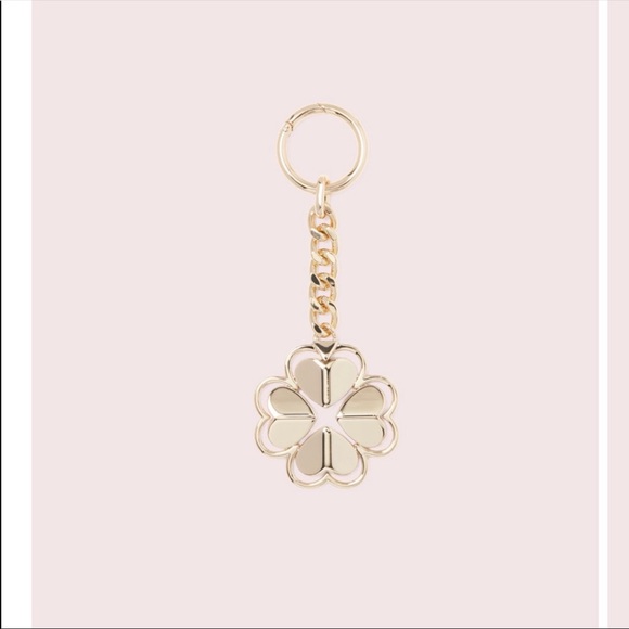 kate spade | Accessories | Kate Spade Legacy Logo Metal Spade Flower ...